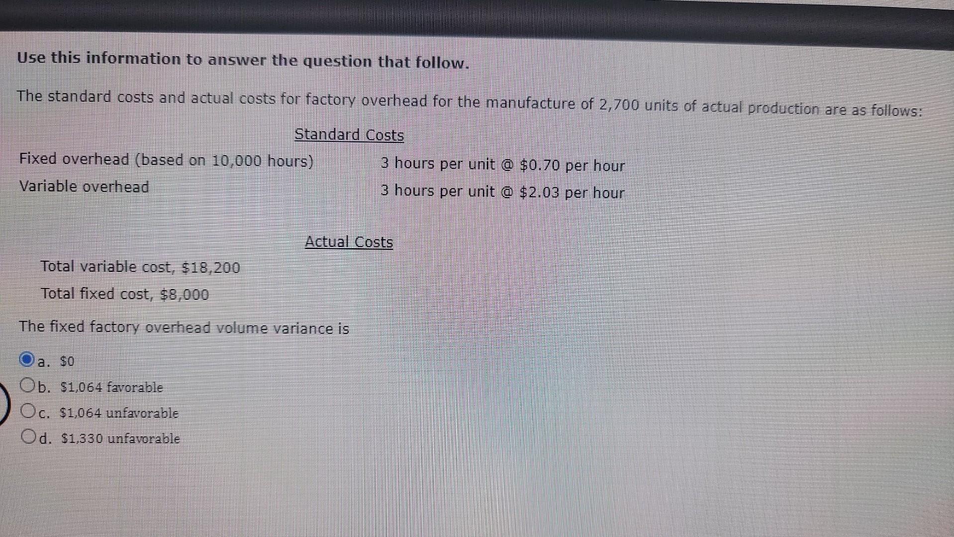 Solved Use this information to answer the question that | Chegg.com