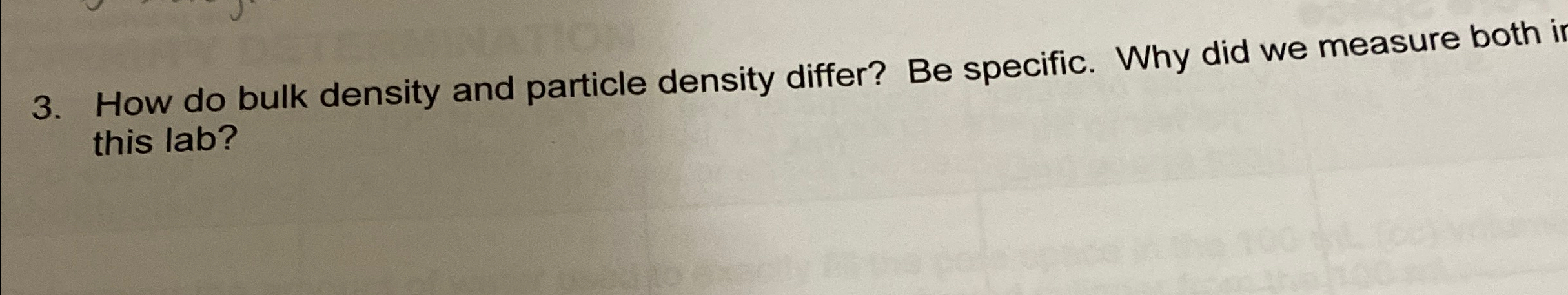 Solved How do bulk density and particle density differ? Be | Chegg.com