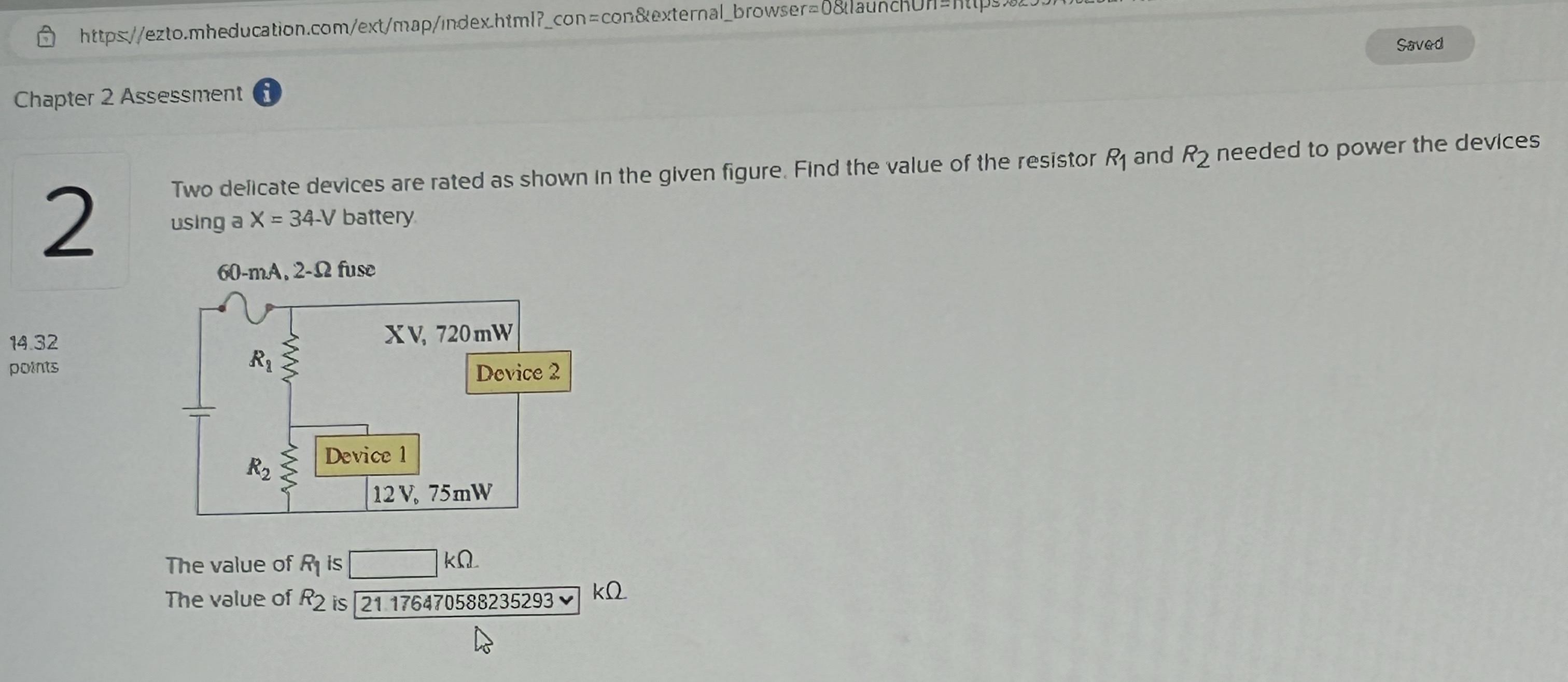 Solved How to solve Two deficate devices are rated as shown | Chegg.com