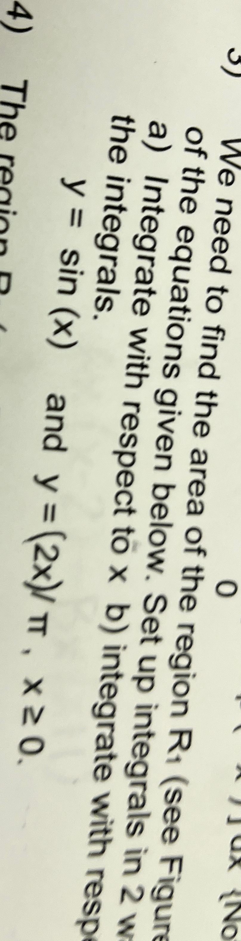 Solved We need to find the area of the region R1 (see Figur | Chegg.com