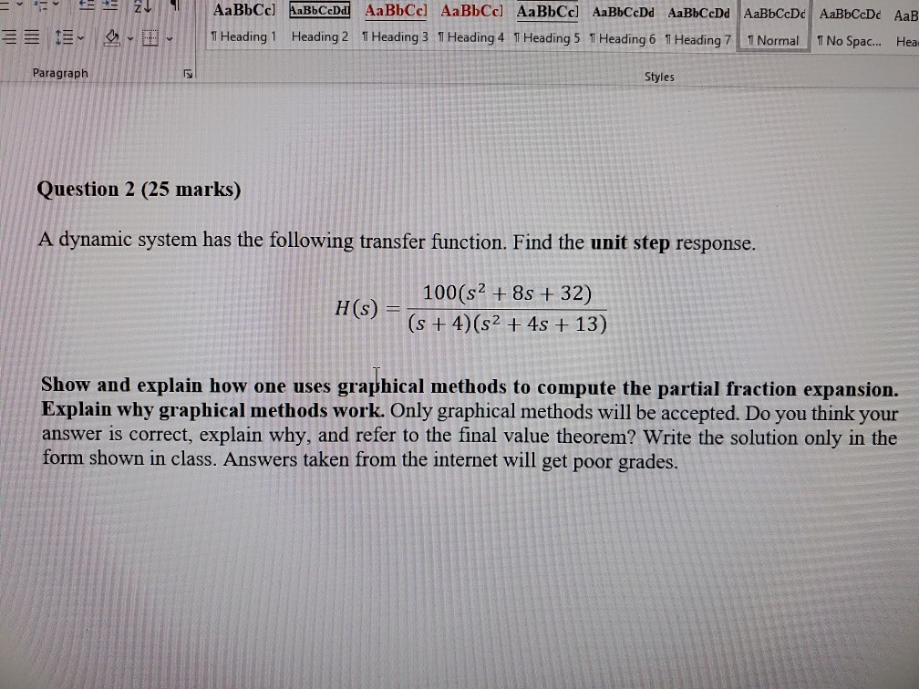 Solved AaBbCc) AaBbCcDd AaBbCc Aa Bb Cc) AaBbCd) AaBbCcDd | Chegg.com