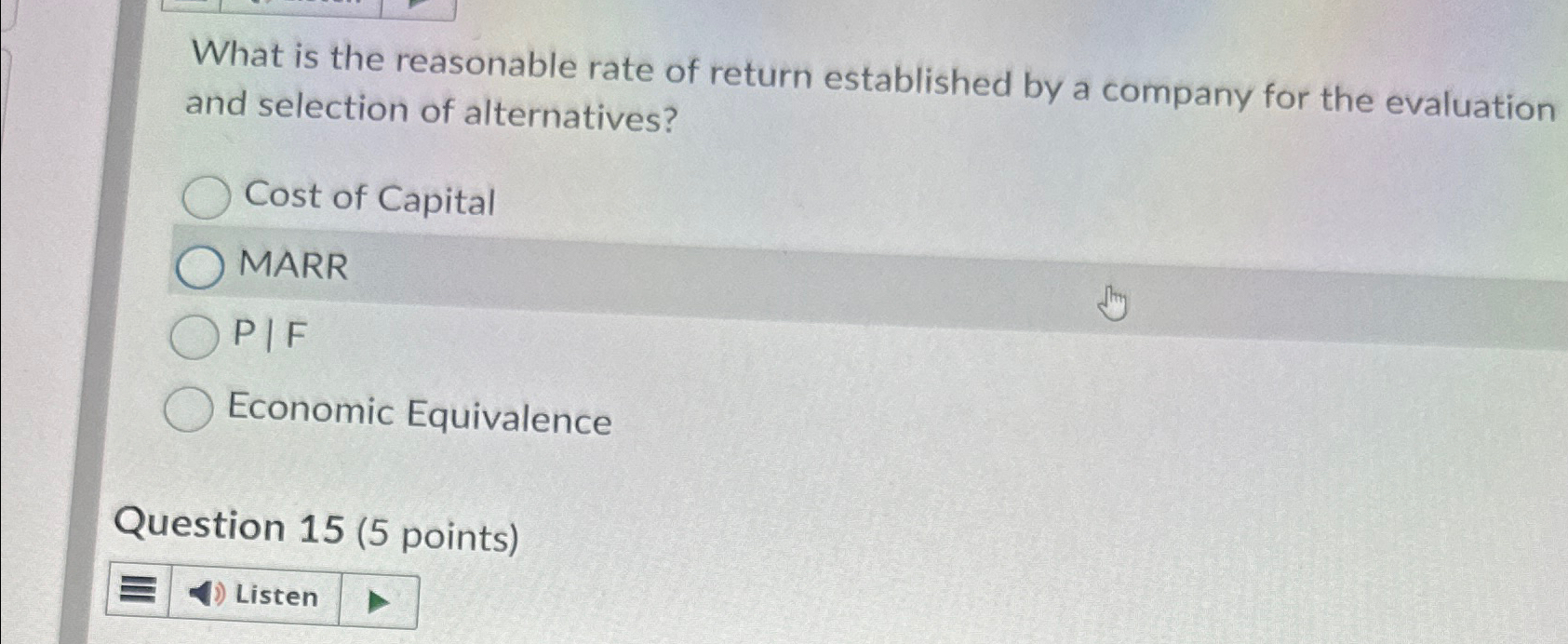 Solved What is the reasonable rate of return established by | Chegg.com