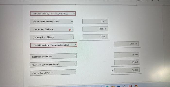 Compute free cash flow. (Show amounts that decrease | Chegg.com