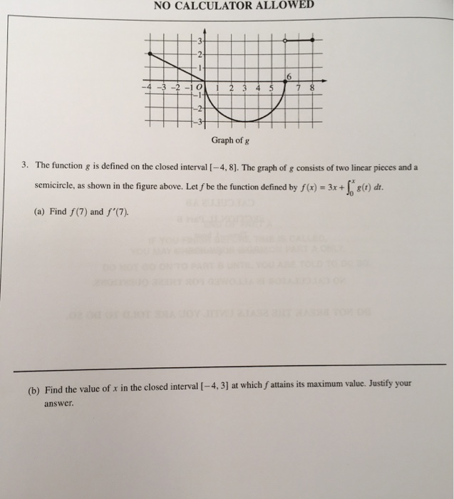 Solved NO CALCULATOR ALLOWED -4 -3 -2 -1 0 1 2 3 4 5 7 HH-21 | Chegg.com