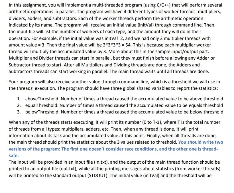 Solved In this assignment, you will implement a | Chegg.com