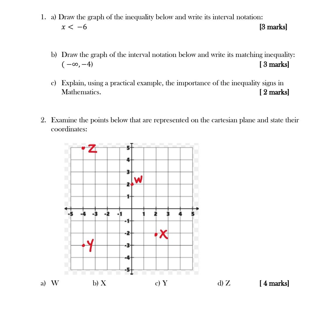 Solved 1. a) Draw the graph of the inequality below and | Chegg.com