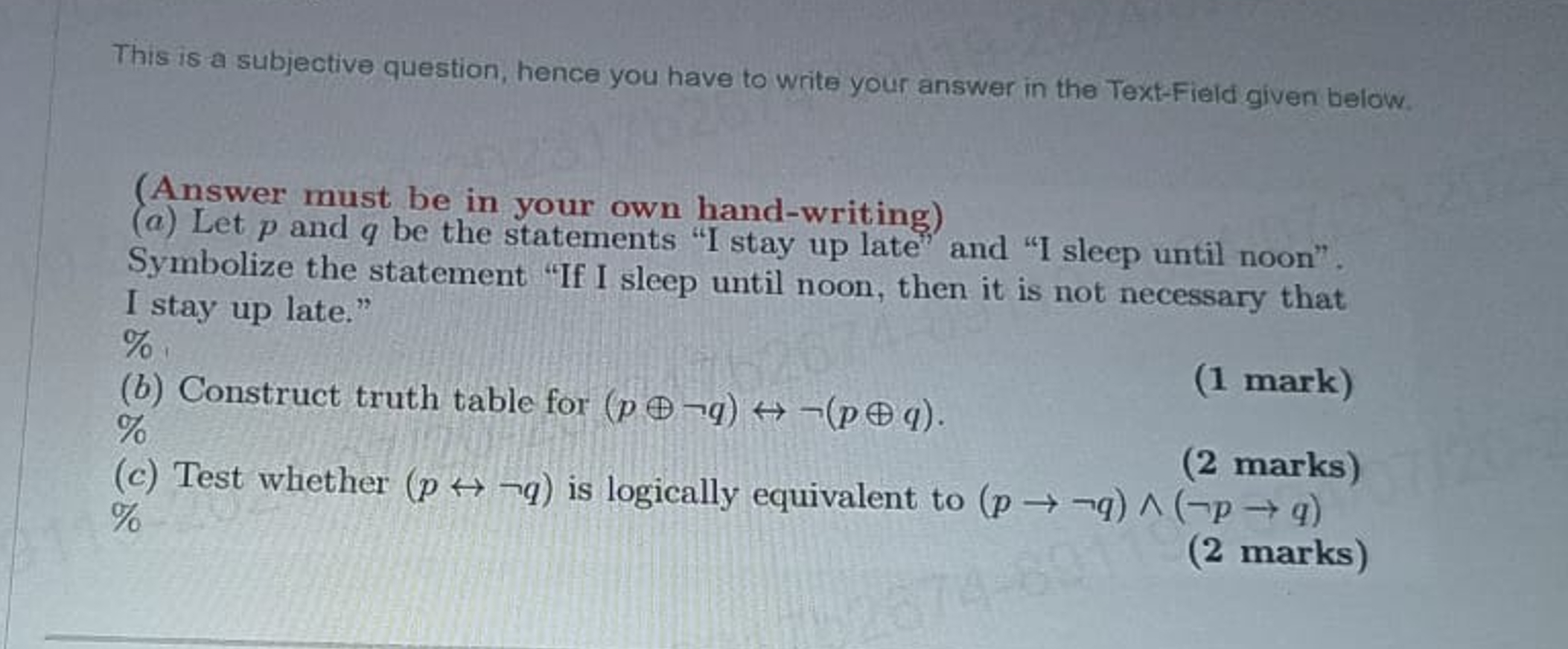 Solved This is a subjective question, hence you have to | Chegg.com