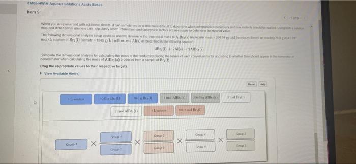 Solved Part B Dimensional analysis simply refers to the | Chegg.com