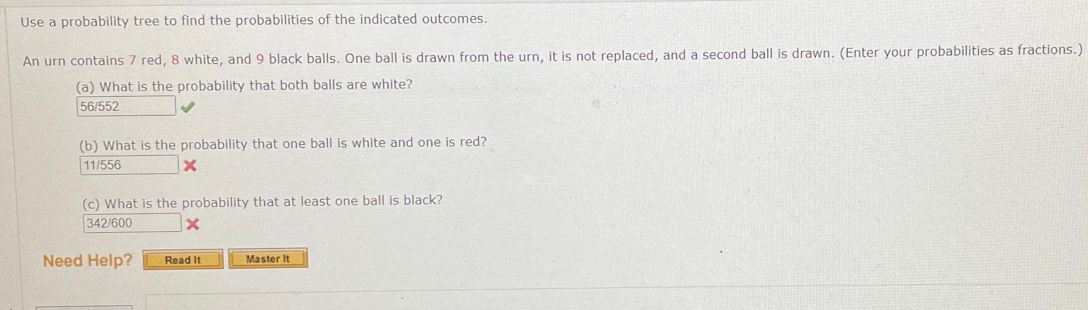Solved Use a probability tree to find the probabilities of | Chegg.com