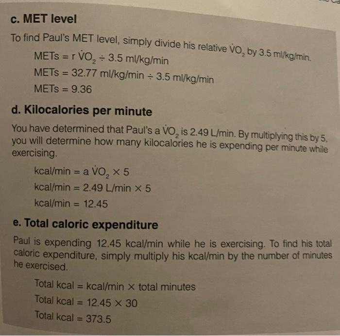 Solved Create your own "metabolic equation problem" similar | Chegg.com