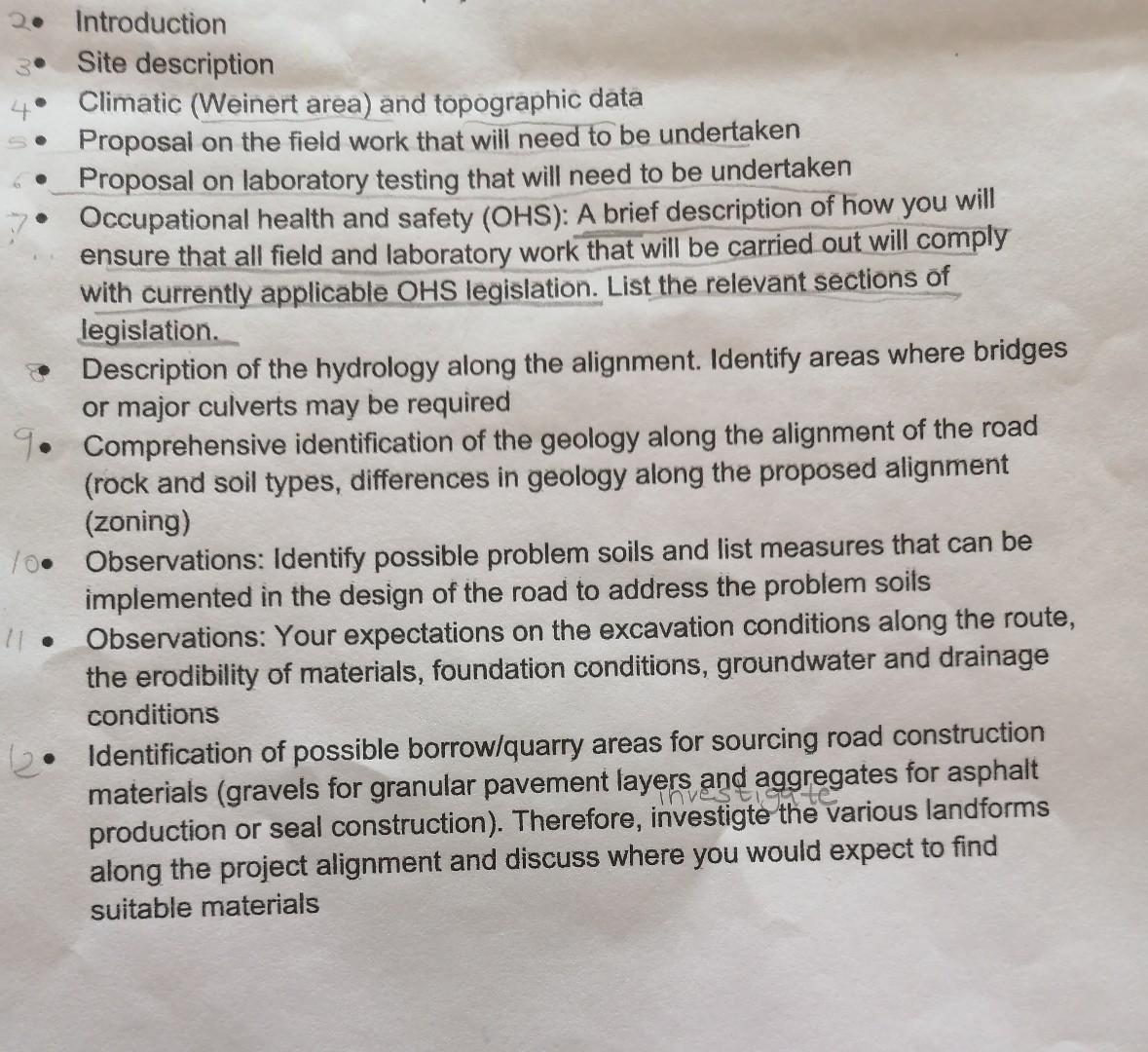 Solved Site description Climatic (Weinert area) and | Chegg.com