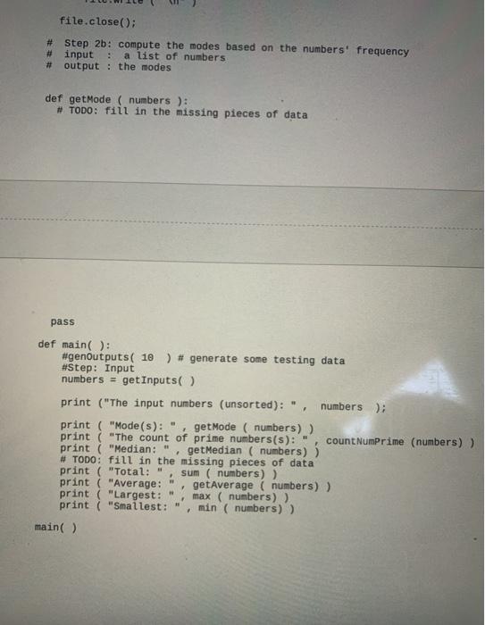 Solved Write a Python program that accepts a random sequence | Chegg.com