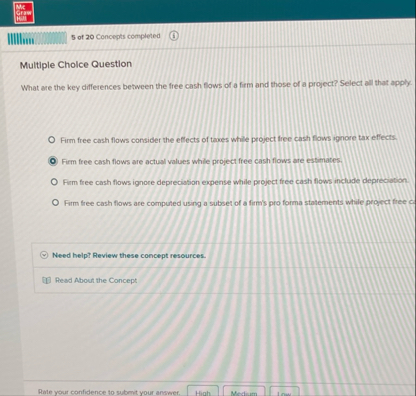Solved WEcrow(1)||l||lim5 ﻿of 20 ﻿Concepts completedMultiple | Chegg.com