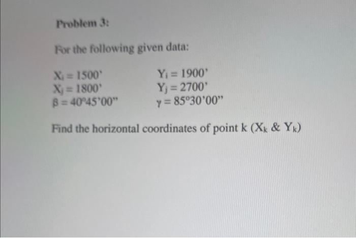 Solved For the following given data: | Chegg.com