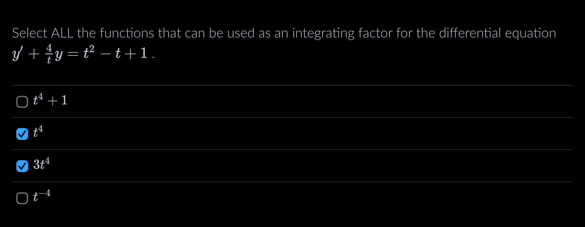 Solved Select All The Functions That Can Be Used As An 