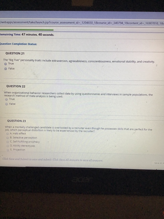 Solved /webapps/assessment/take/launch.jsp?course assessment | Chegg.com
