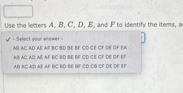 Solved How many ways can two items be selected from a group | Chegg.com