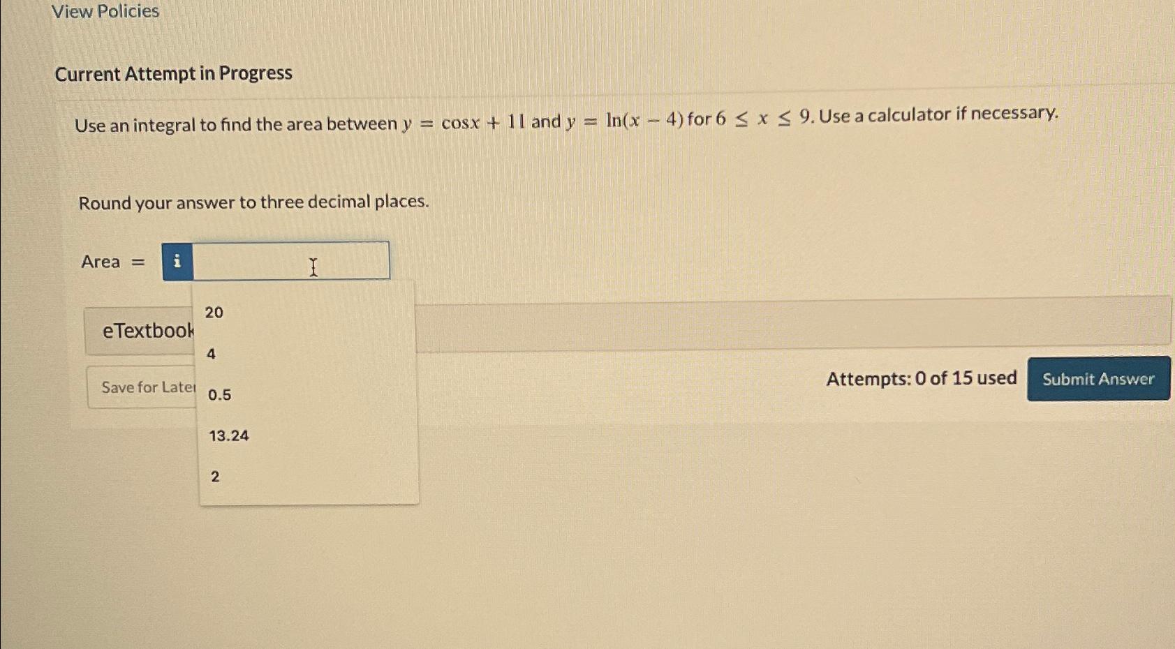 Solved View PoliciesCurrent Attempt in ProgressUse an | Chegg.com