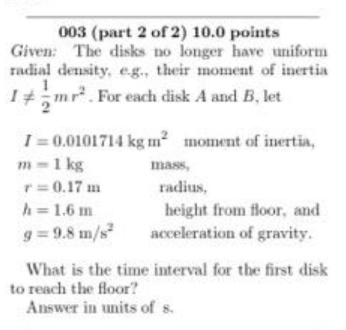 Solved Two uniform disks with the same mass are connected by | Chegg.com