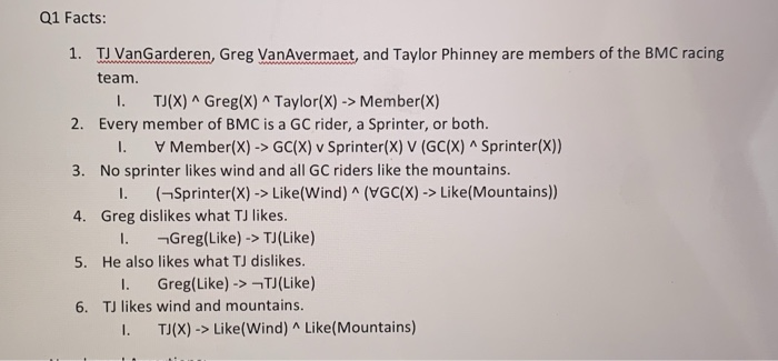 Question 2. Using resolution, determine if the | Chegg.com