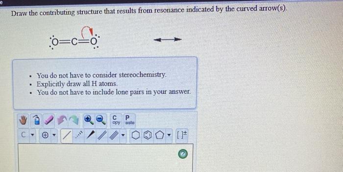 Solved Draw the contributing structure that results from | Chegg.com