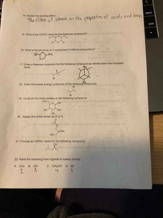Solved return 14. Explain the leveling effect The effect of | Chegg.com
