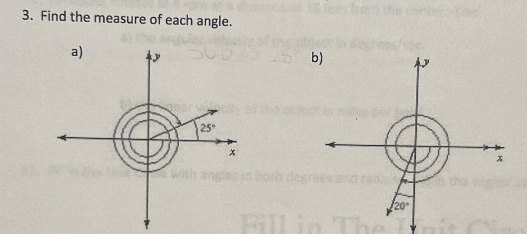 Solved Find the measure of each angle. | Chegg.com