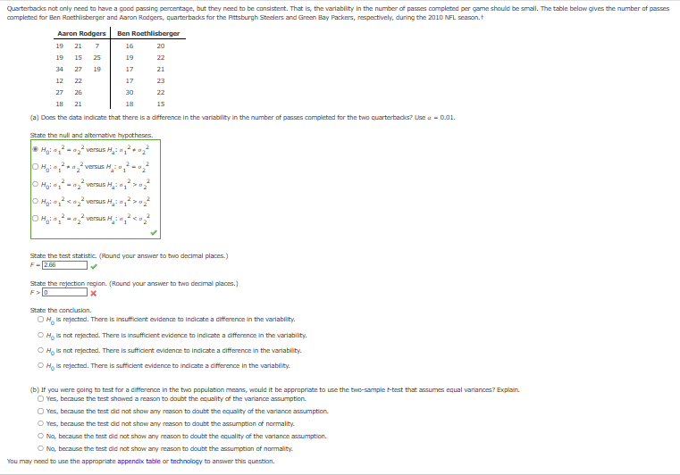 Solved (a) ﻿Does the data indicate that there is a | Chegg.com