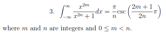 Solved Use contour integration to prove | Chegg.com