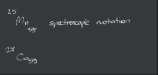 Solved 25 Mn ﻿What is the spectroscopic notation of this | Chegg.com