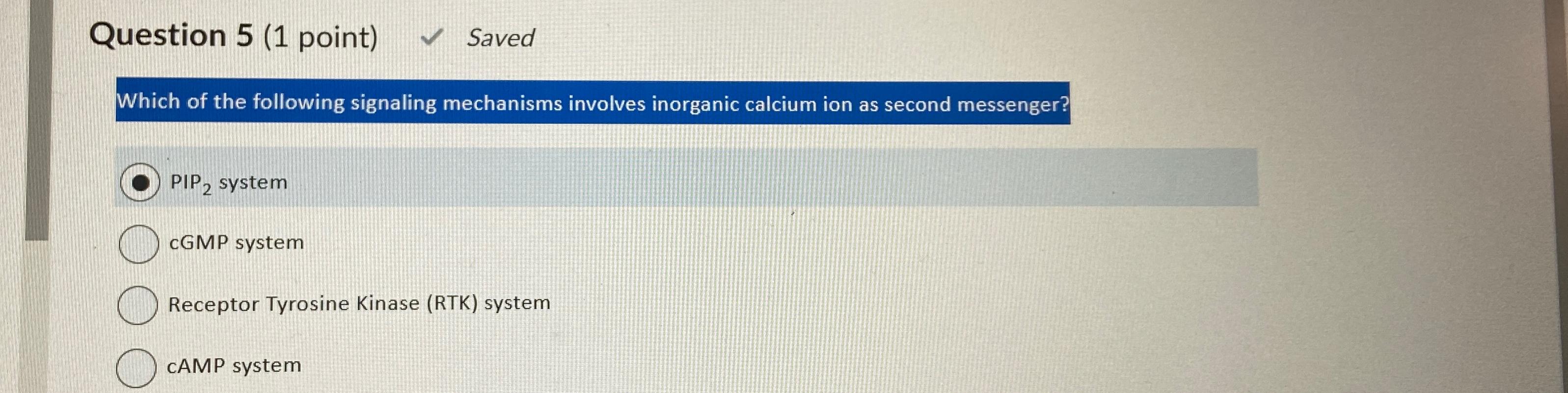Solved Question 5 (1 ﻿point)SavedWhich of the following | Chegg.com
