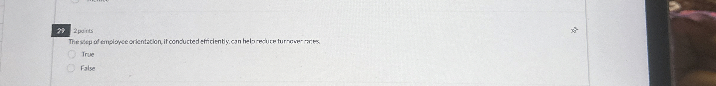 Solved 2 ﻿pointsThe step of employee orientation, if | Chegg.com