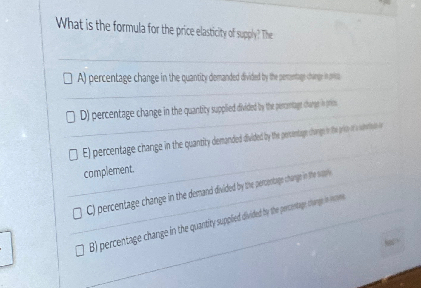 Solved What is the formula for the price elasticity of | Chegg.com