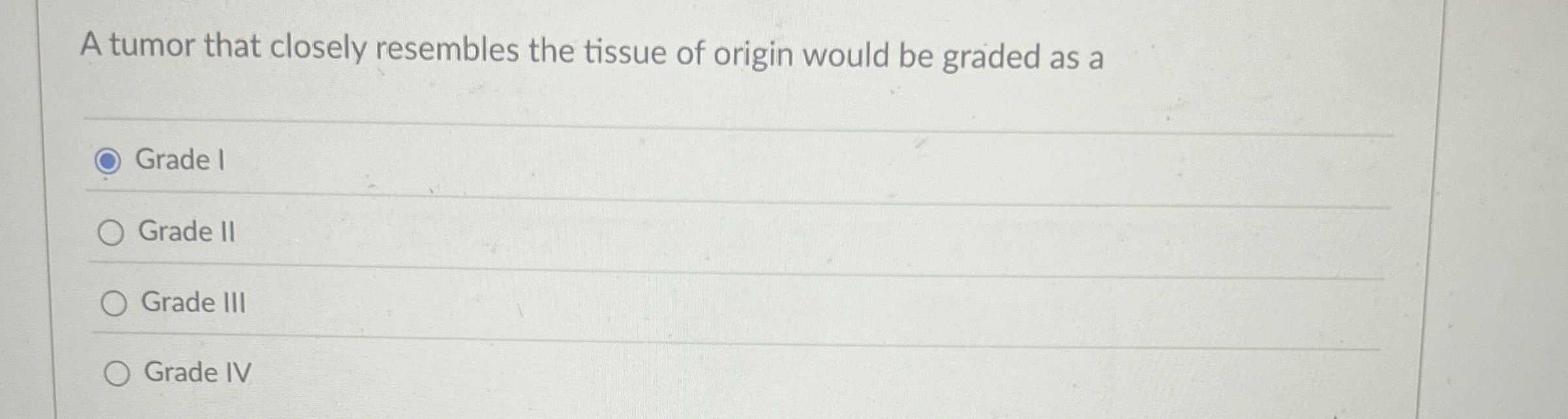 Solved A tumor that closely resembles the tissue of origin | Chegg.com