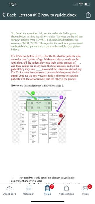 Worksheet # 13 Using the Fee schedule to calculate | Chegg.com