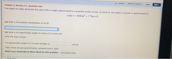 Solved FULL SCREEN PRINTER VERSION BACK NET Chapter 3, | Chegg.com