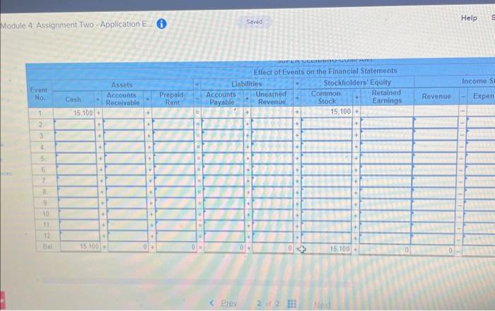 Solved The following events pertain to Super Cleaning | Chegg.com