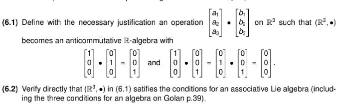 Solved (6.1) Define with the necessary justification an | Chegg.com