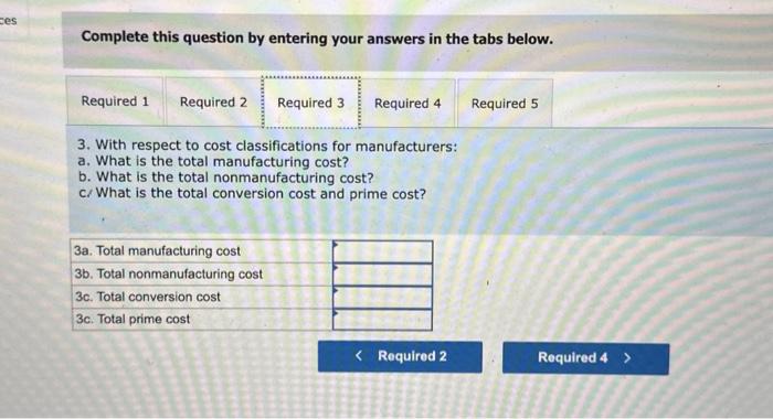 Solved Problem 1-24 (Algo) Different Cost Classifications | Chegg.com