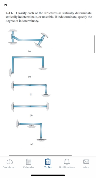 Solved P2 2-11. Classify each of the structures as | Chegg.com