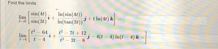 Solved Find the limits | Chegg.com