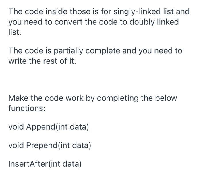 Solved #include "DoublyLinkedList.h" #include using | Chegg.com