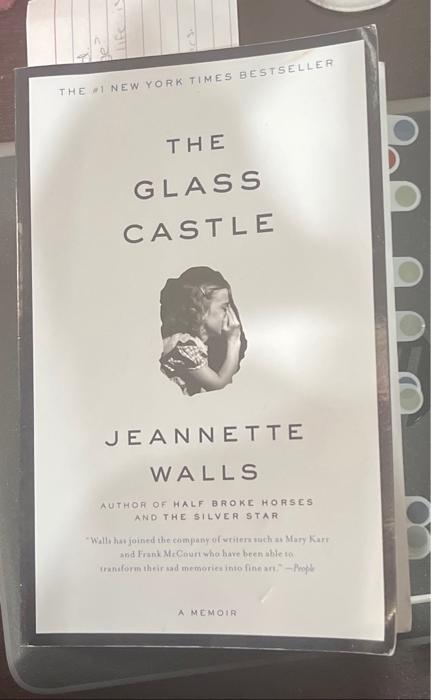 Novel: The Glass Castle by Jeannette WallsQuestion 1: | Chegg.com