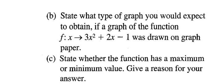 Solved 14. Given the function f: x + 3x2 + 2x – 1. (a) | Chegg.com