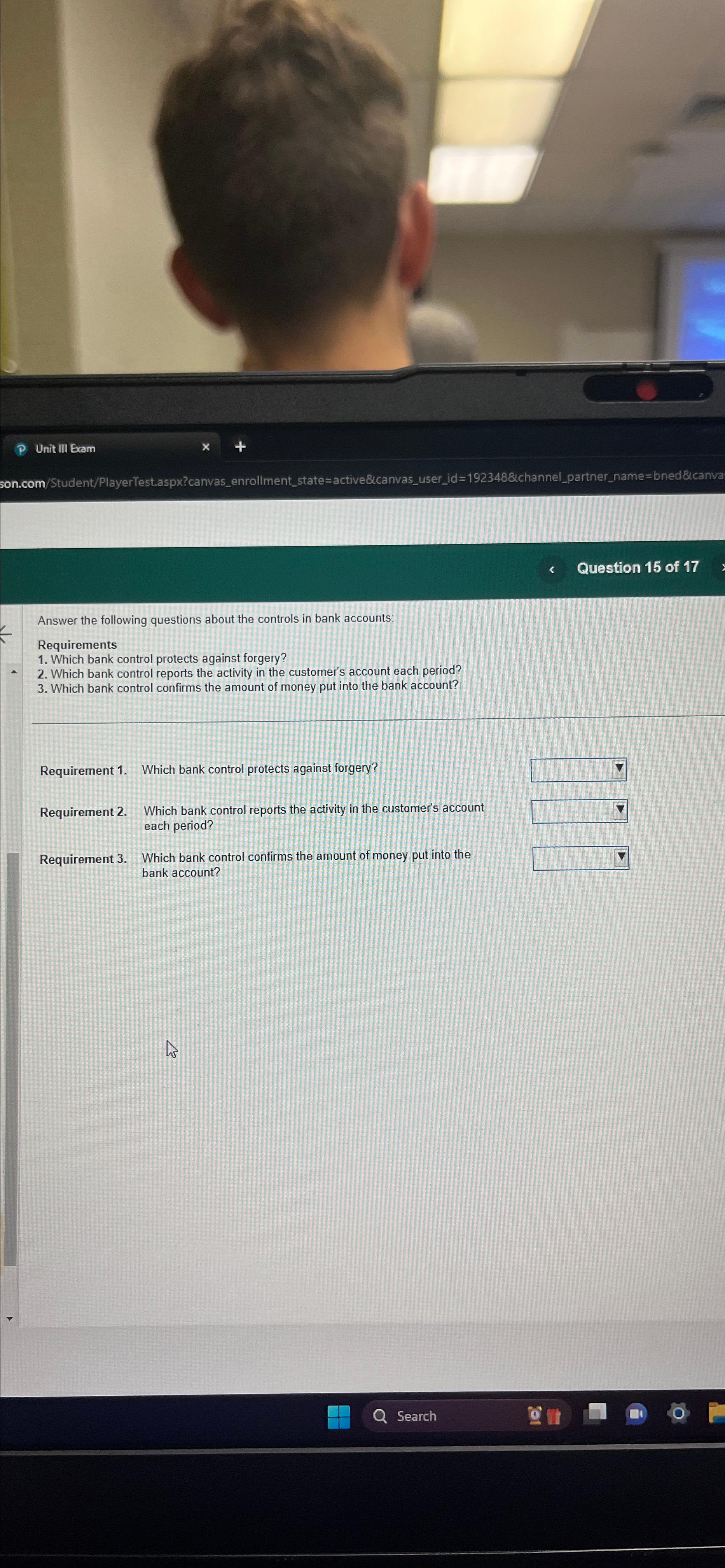 Solved which bank control protects against forgery | Chegg.com