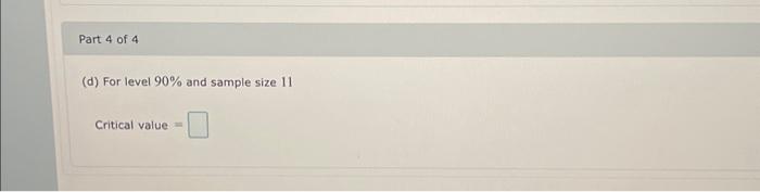 Solved ind the critical value ta/ needed to construct a | Chegg.com