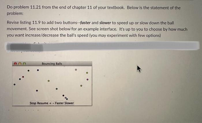 1.8: Case Study: Bouncing Balls The program displays | Chegg.com