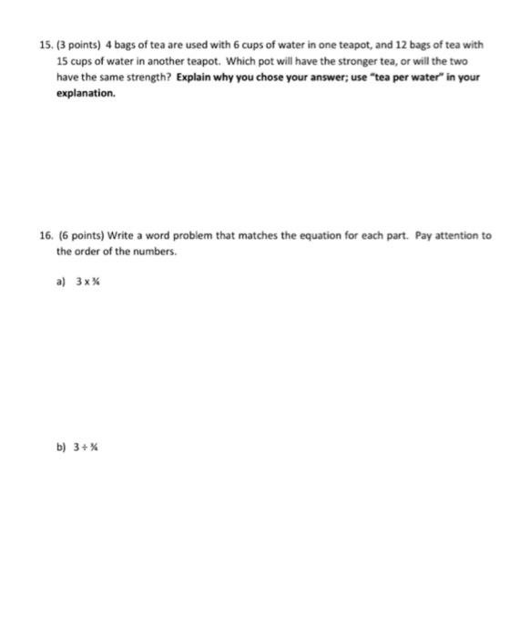 Solved 13. (4 points) A pitcher of orange juice is made by | Chegg.com