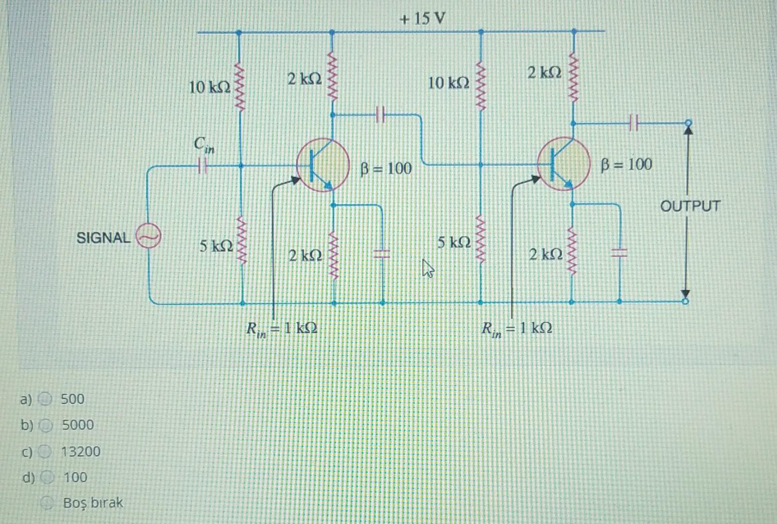 Solved What is the total gain of the multistage amplifier | Chegg.com