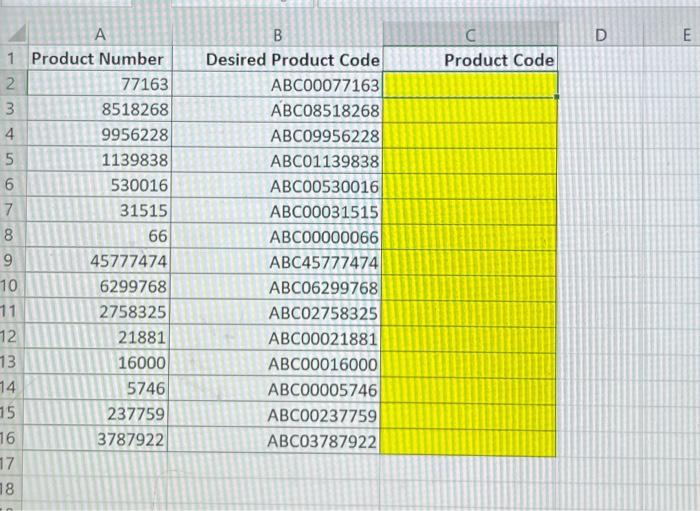 Solved Advanced and Practical Formulas Microsoft Excel | Chegg.com
